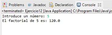 Tutorial Java: Calcular factorial de un numero ingresado
