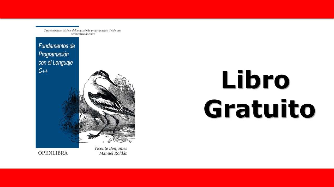 Libro Gratis de Fundamentos de Programación con el Lenguaje de ...