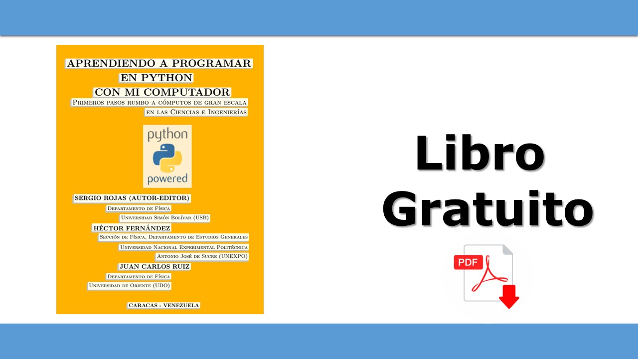 Libro Gratis de Aprendiendo a Programar en Python con mi Computador