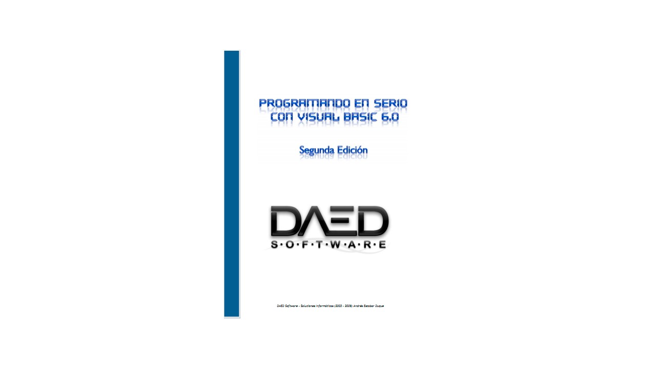 Programando en serio con Visual Basic 6.0 – Libro Gratis