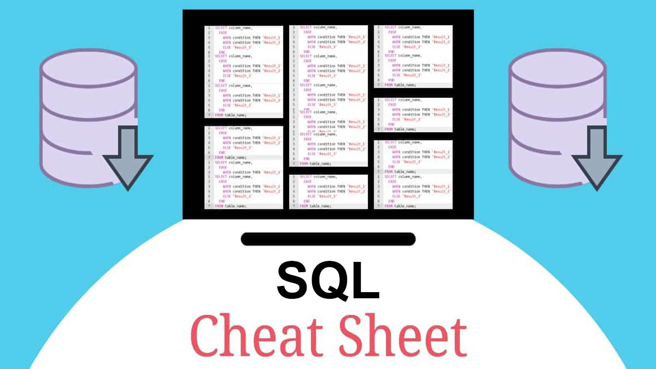 Obtén aquí la Cheat Sheet (hoja de trucos) definitiva de SQL