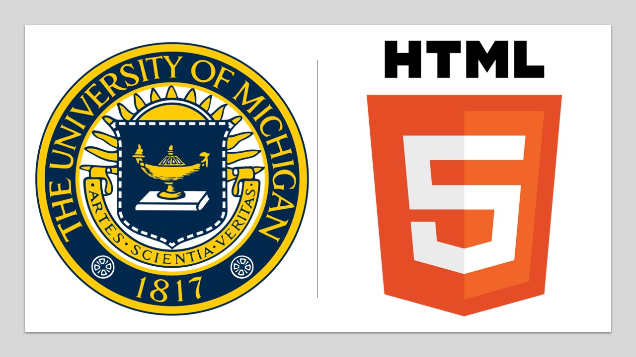 Curso Gratis de Introducción a HTML5 Ofrecido por la Universidad de Michigan