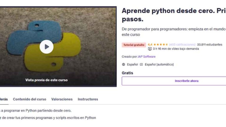 De cero a programador en 3 horas: Accede ya al curso gratuito de Python ...