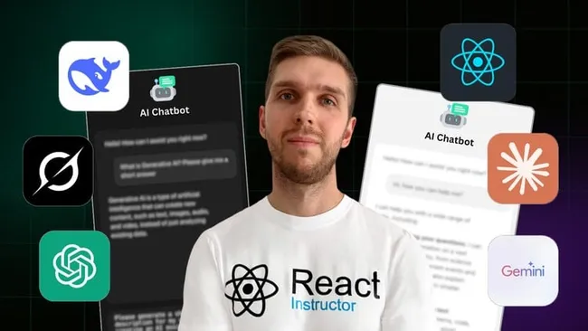 Cupón Udemy: Aprende a crear chatbots con inteligencia artificial y React.js completamente gratis